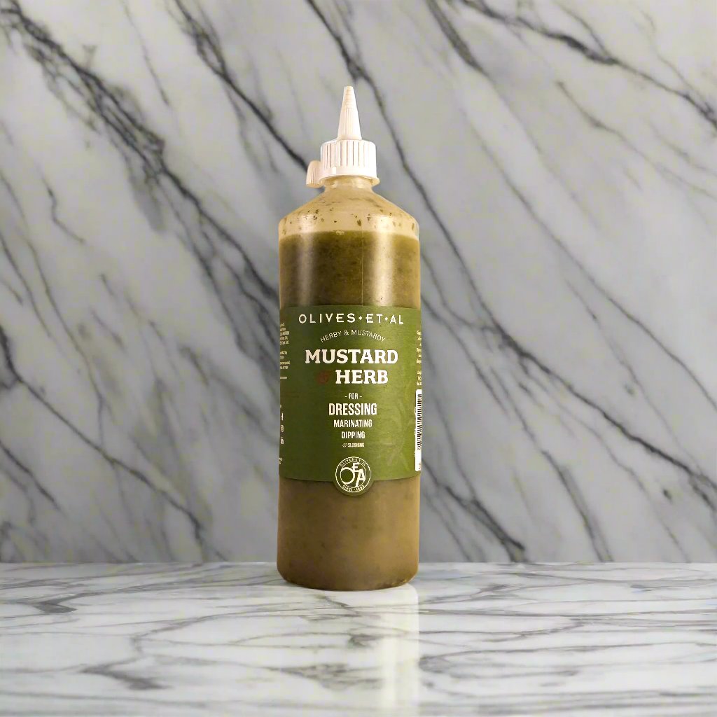 Proper Mustard & Herb Dressing & Marinade (1 litre) – Olives Et Al